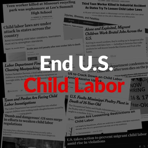 National campaign launches to address recent child labor law violations ...